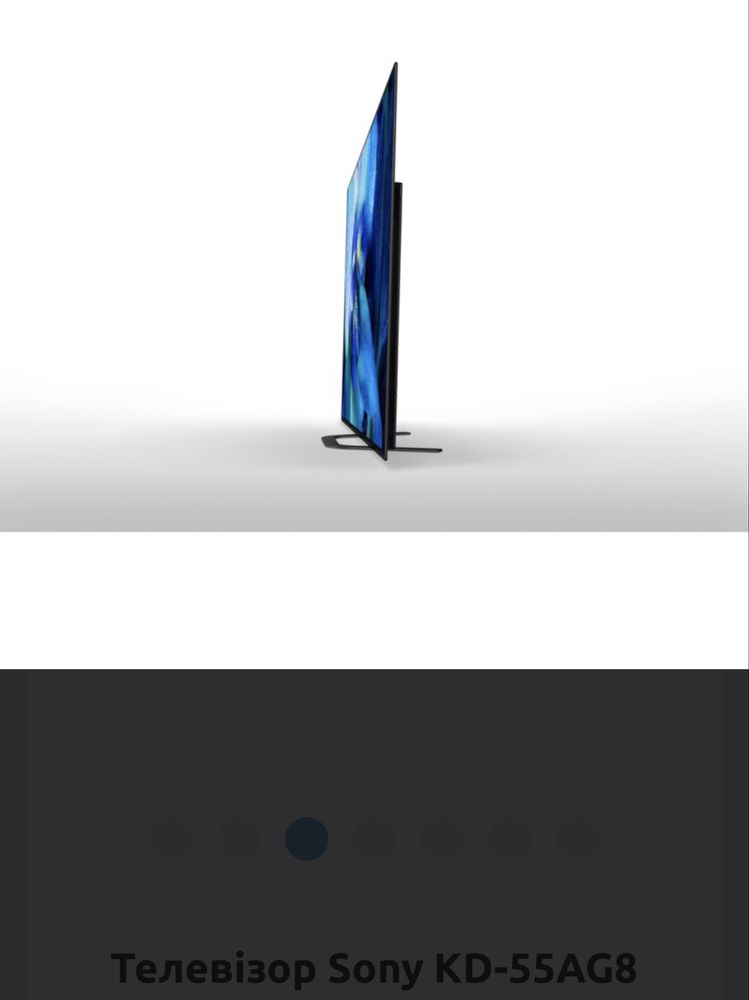 Телевизор Sony KD-55AG8. 55 дюймов Oled 4K: 25 000 грн. - Телевізори ...