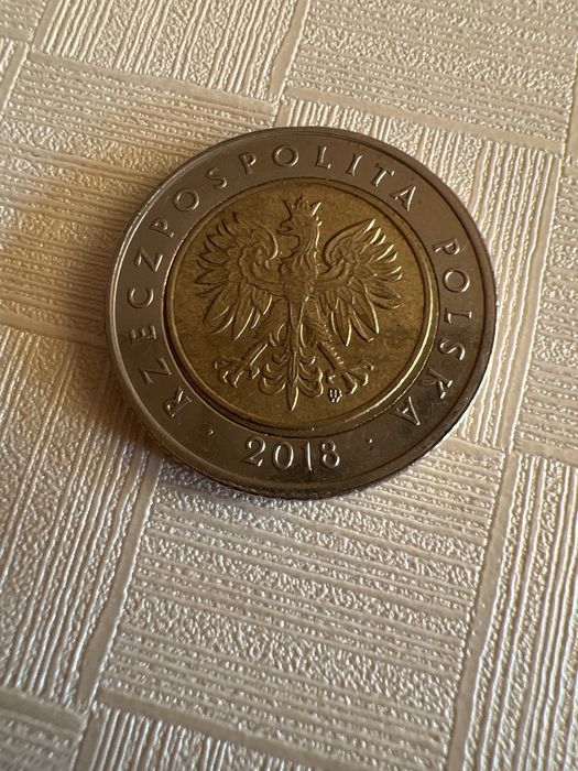 Moneta 5zl 100 lecie odzyskania niepodległości Busko-Zdrój • OLX.pl