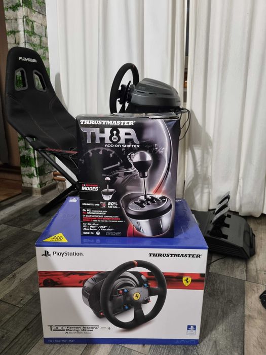 Kierownica Thrustmaster T300 Alcantara+TH8A+Kokpit PLAYSEAT Challenge Wrocław Śródmieście • OLX.pl