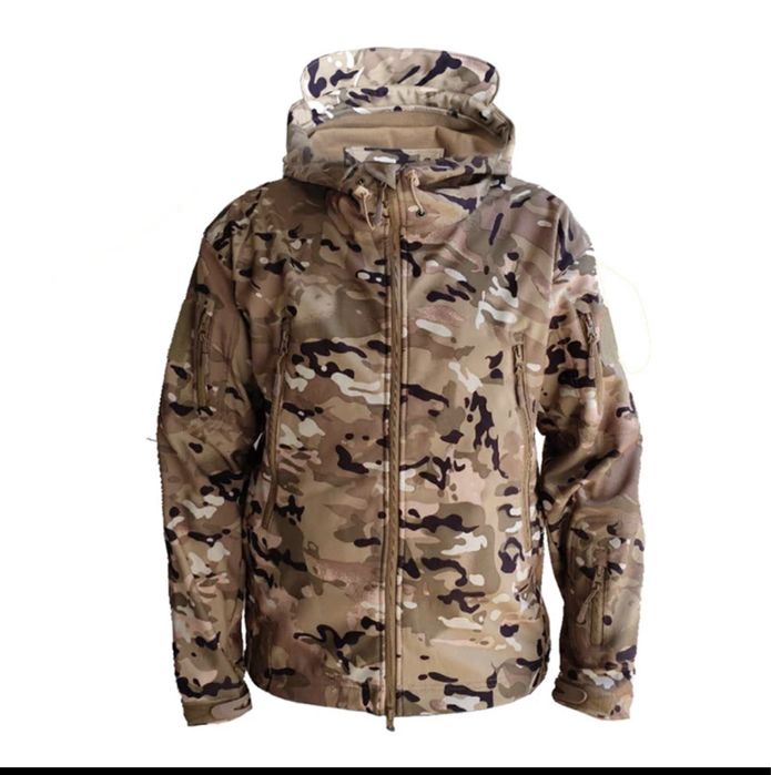 Тактична куртка на флісі Soft Shell HAN WILD мультикам S-XXL розмір: 1 ...