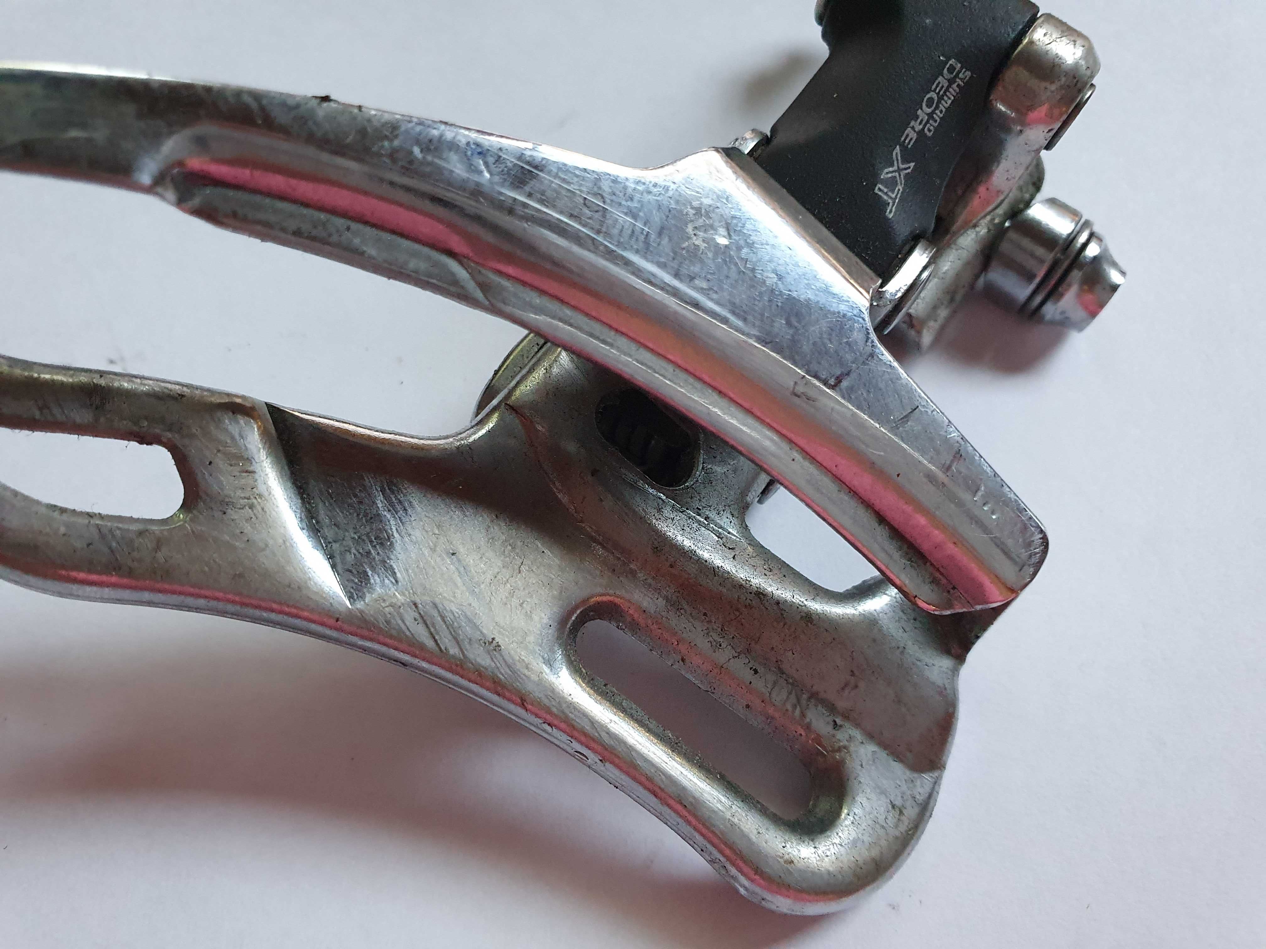 Używana przerzutka przednia Shimano Deore XT. Pod 3 blaty. Wrocław ... Używana przerzutka przednia Shimano Deore XT. Pod 3 blaty. Wrocław ...