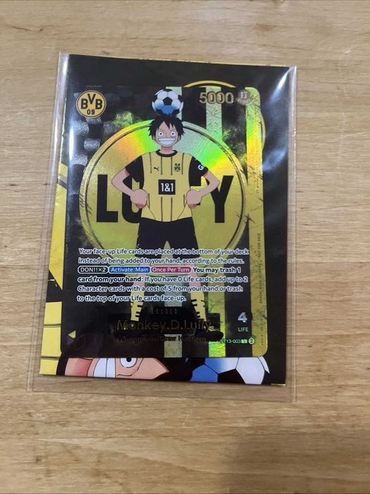Karta promocyjna One Piece Monkey D. Luffy BVB Borussia Gliwice ...